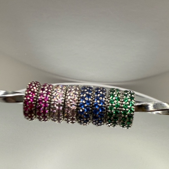 Pandora | Jewelry | Pandora Set Of 2 Sparkling Spacers Choose Your ...